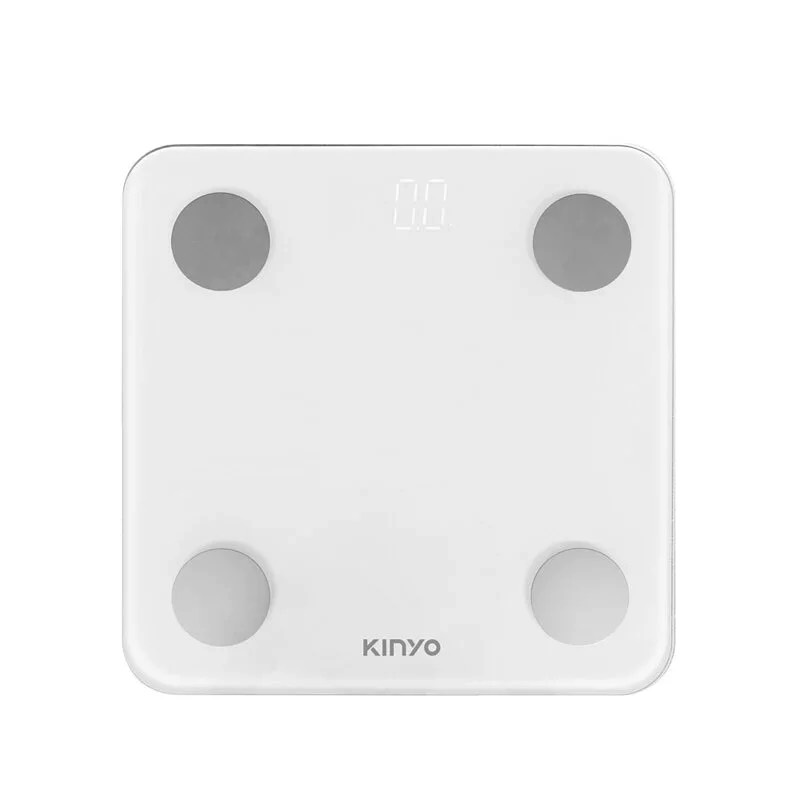 〈KINYO〉LED藍牙智能體重計 (DS-6591) 白色
